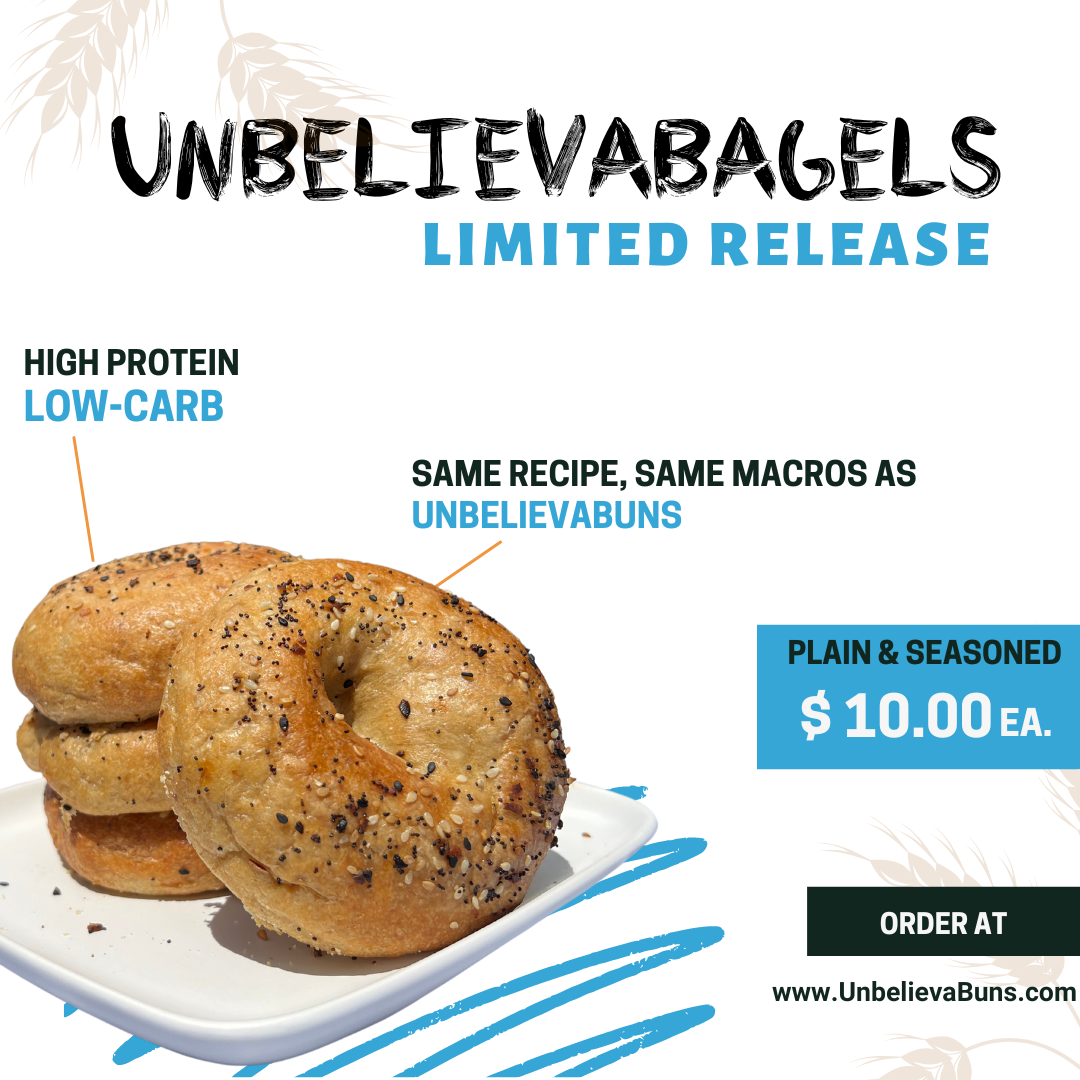 UnbelievaBagels - High Protein, Low-carb Bagels – Unbelievabuns